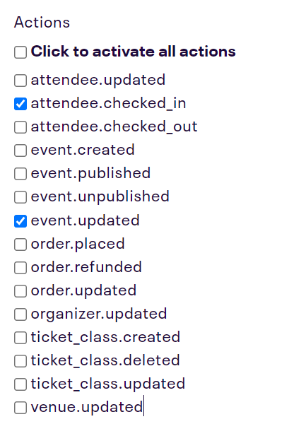 Configuring the Priava Integration in Eventbrite – Priava