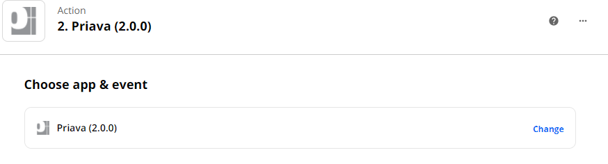 Configuring the Priava Integration in Zapier – Priava